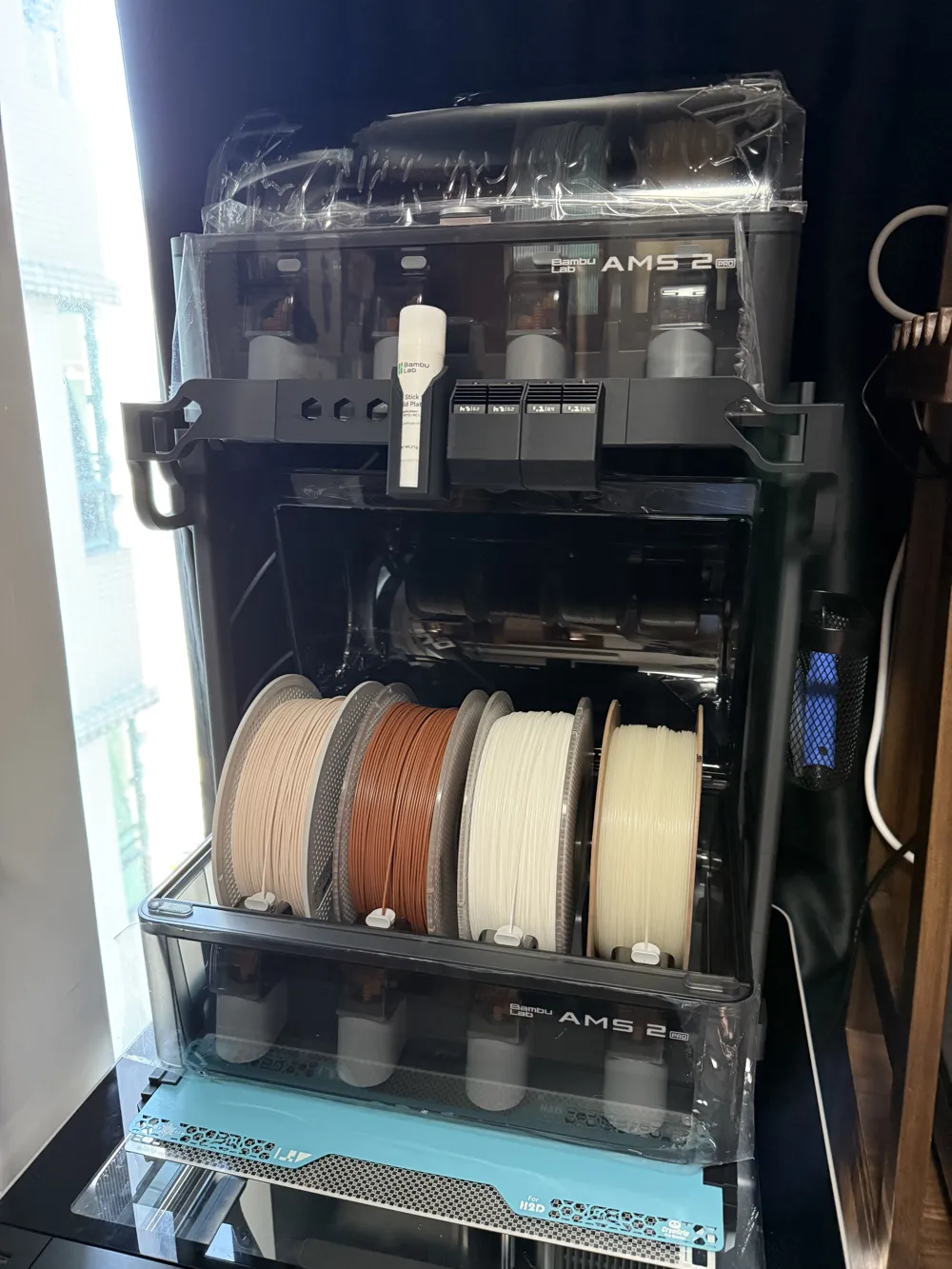 AMS 2 Pro Stacking Rack by RayFung MakerWorld: Download Free 3D Models