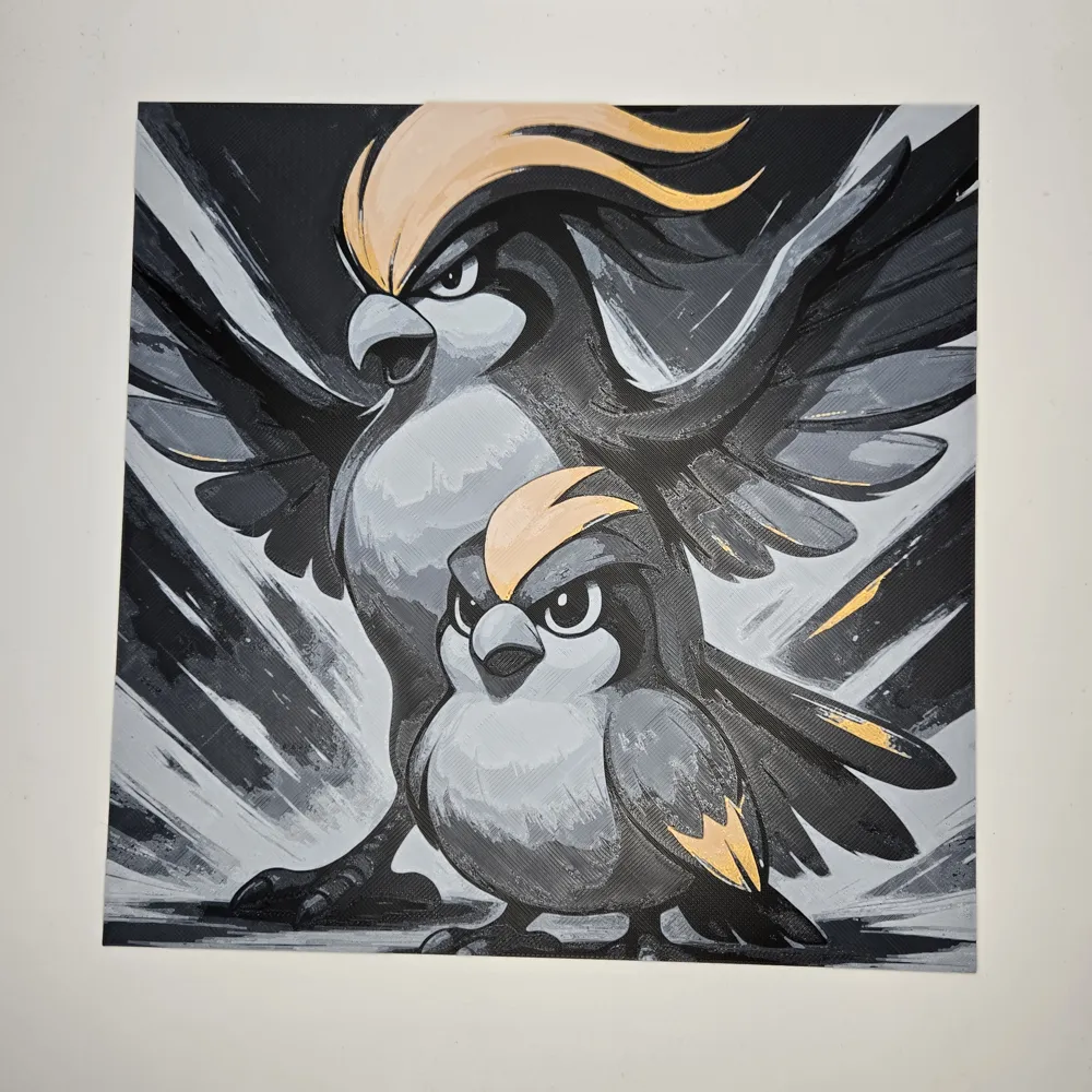 波波 & 比比鸟 Hueforge von LoFi Layers MakerWorld: Kostenlose 3D-Modelle herunterladen