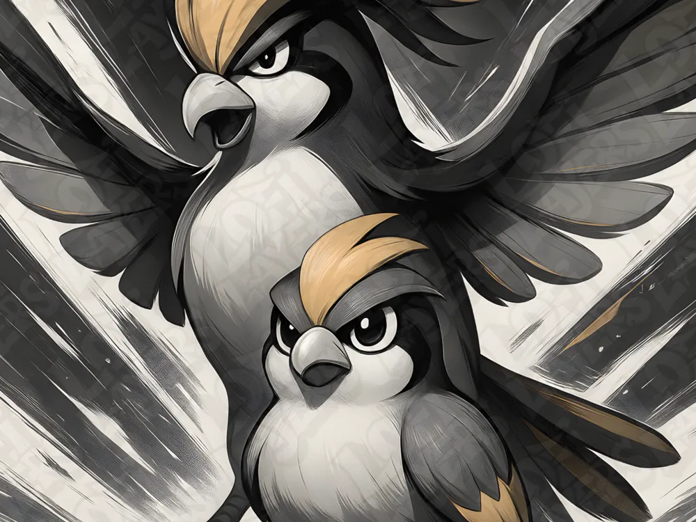 Pidgey & Pidgeotto Hueforge by LoFi Layers MakerWorld: Download Free 3D ...
