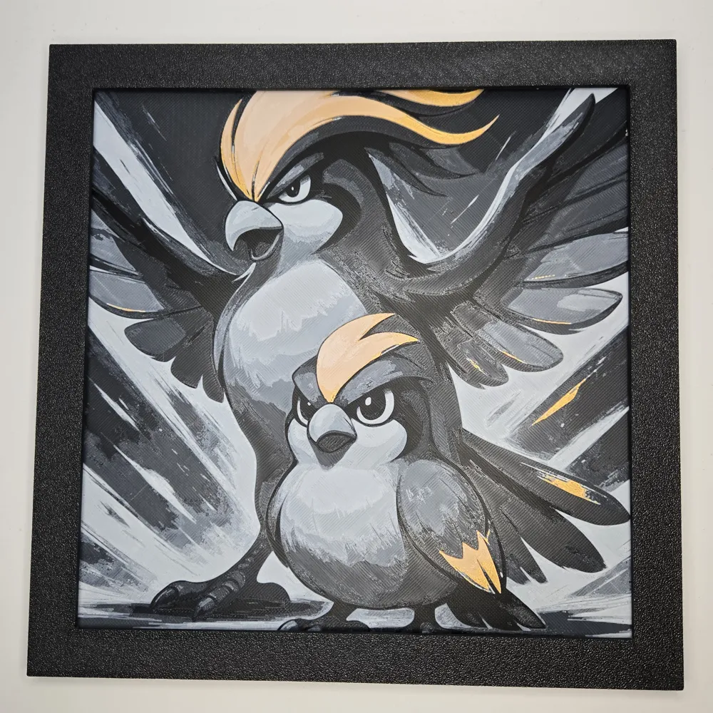 Pidgey & Pidgeotto Hueforge by LoFi Layers MakerWorld: Download Free 3D ...