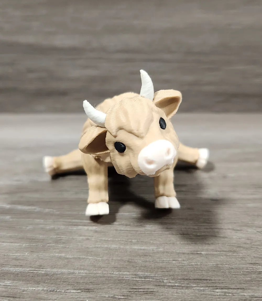 Articulating Highland Cow - Free 3D Print Model - MakerWorld