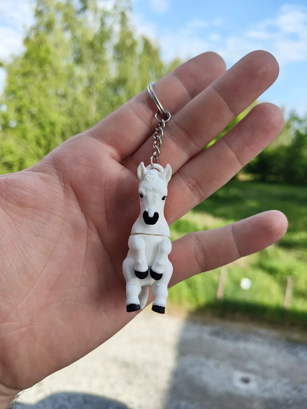 Cute Horse Keychain – Articulated Pony Flexi Toy - Free 3D Print Model ...