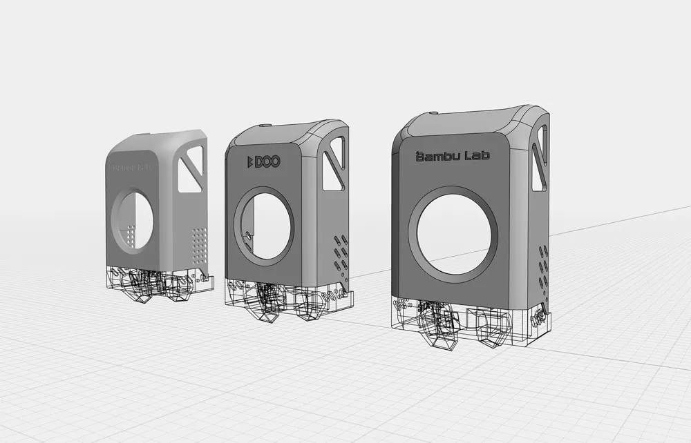 Bambu Lab X1C P1P P1S custom Front Fan Cover by canmaxfire MakerWorld ...