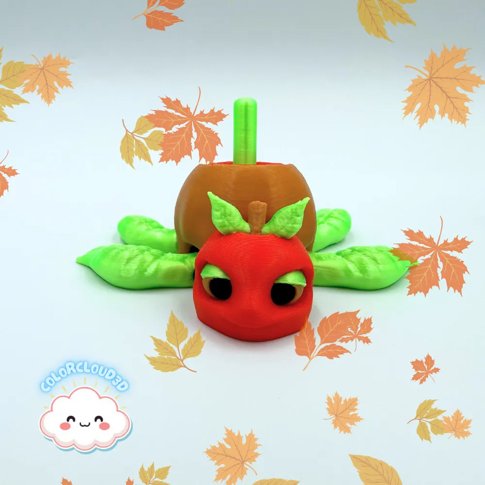 Candy Apple Turtle by ColorCloud3D MakerWorld: Download Free 3D Models