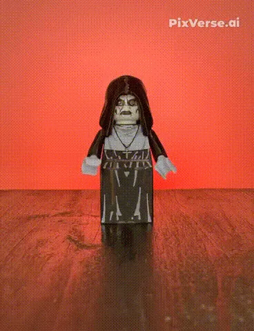 Big Brick Valak (The Nun) - Free 3D Print Model - MakerWorld