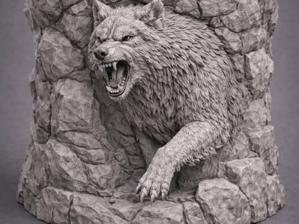 Wolf Planter Flowerpot - Free 3D Print Model - MakerWorld