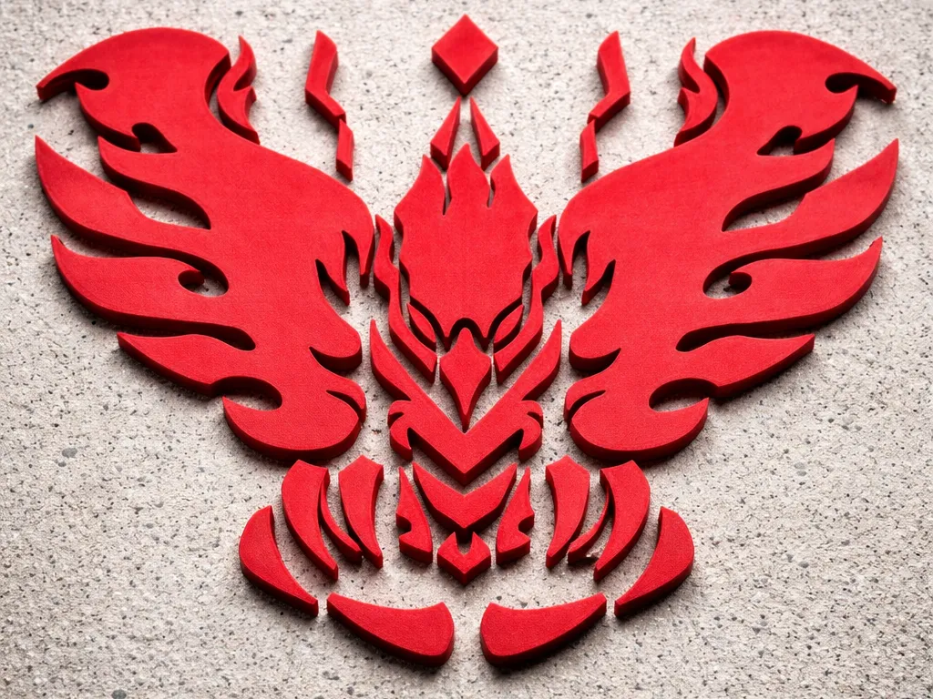 BEYBLADE X | PHOENIX WING | AVATAR - EMBLEM - Free 3D Print Model ...