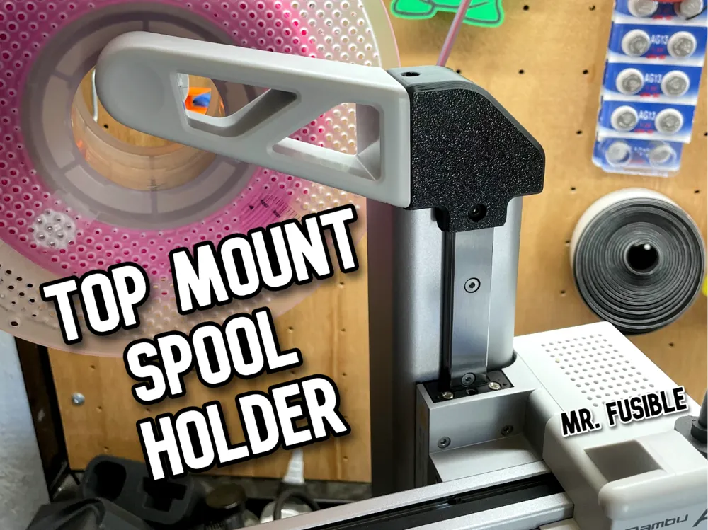 A1 Mini Top Mount Spool Holder by Mr.Fusible MakerWorld: Download Free ...