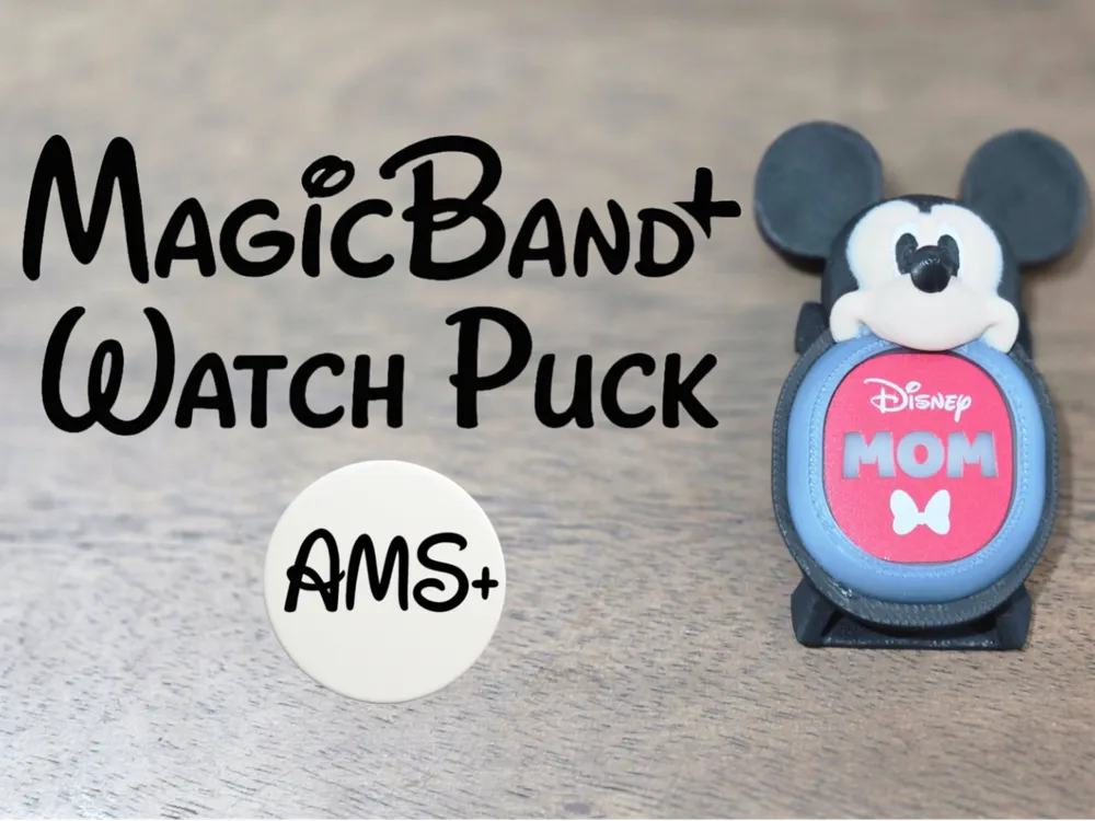 Disney-Inspired MagicBand+ Puck Holder - Free 3D Print Model - MakerWorld