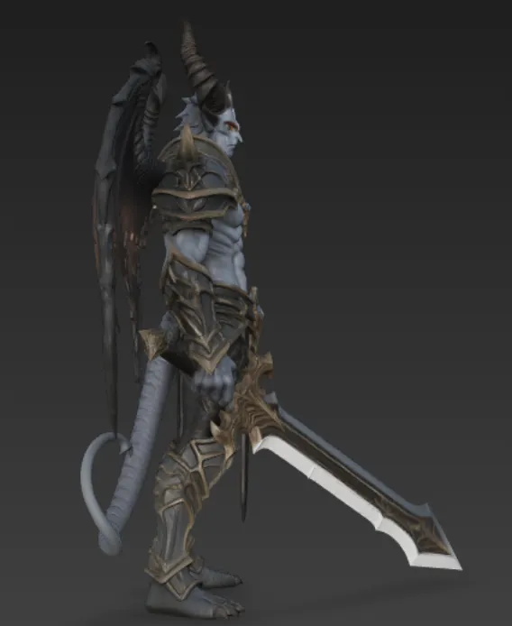 D&D Collection – Demoniac King | Fantasy Miniature - Free 3D Print ...