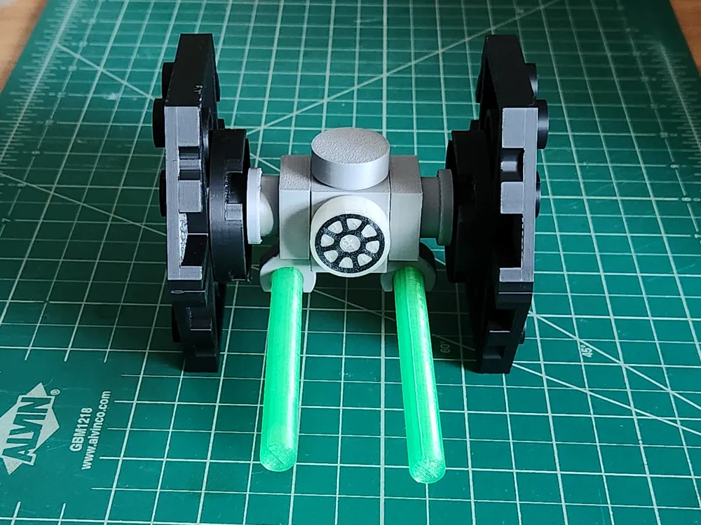 Big Brick Star Wars Micro Tie Fighter - 300% Scale by cjcheshire ...