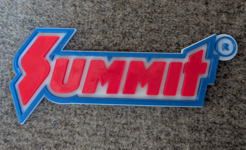 Summit Racing Logo - Free 3D Print Model - MakerWorld