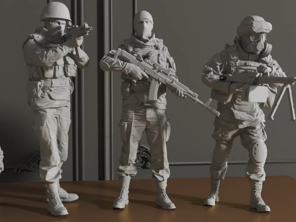 Standing Pose Soldier by 天天向上 MakerWorld: Download Free 3D Models