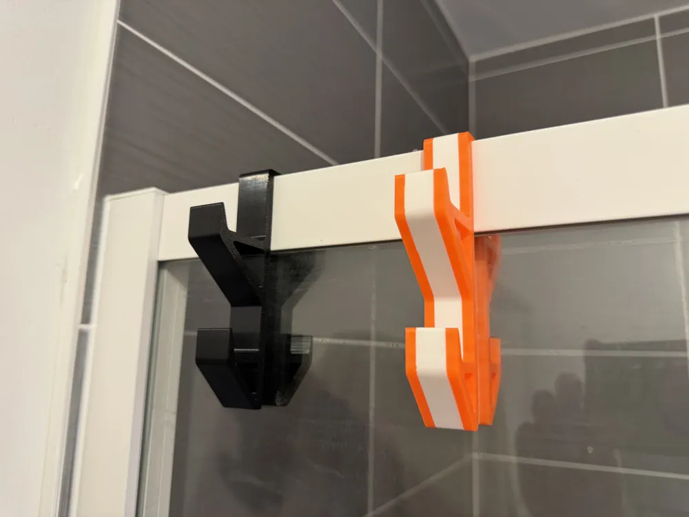 Double Shower Hook - Free 3D Print Model - MakerWorld