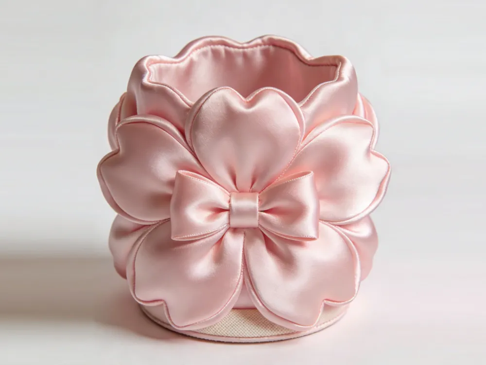 Cherry Blossom Silk Container - Free 3D Print Model - MakerWorld