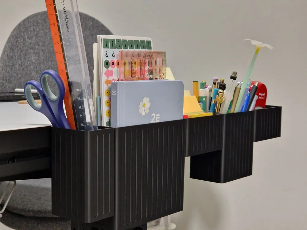 Sistema modular de organizador lateral para escritorio por Hodzinets ...