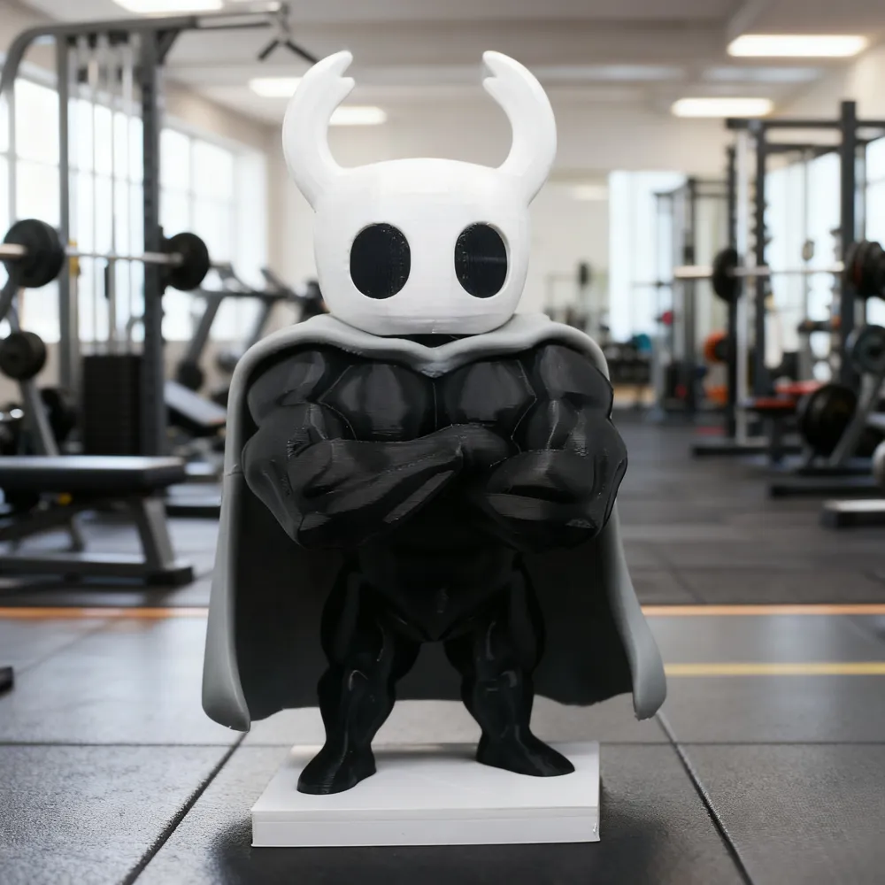 Hollow Knight Muscular Little Knight Figurine by Chocobo MakerWorld ...