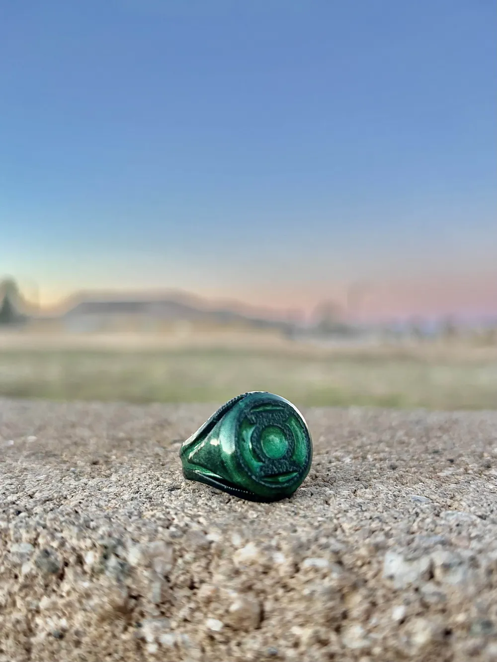 Green Lantern Ring - Free 3D Print Model - MakerWorld
