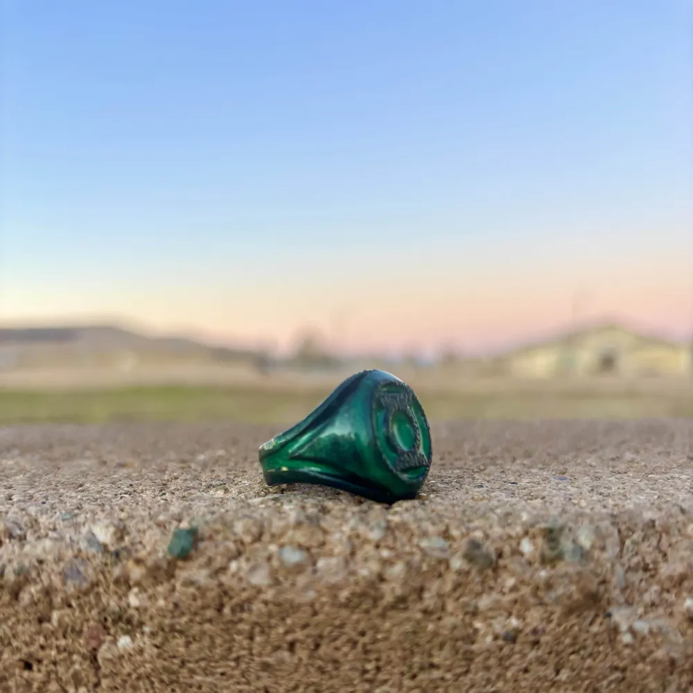 Green Lantern Ring - Free 3D Print Model - MakerWorld