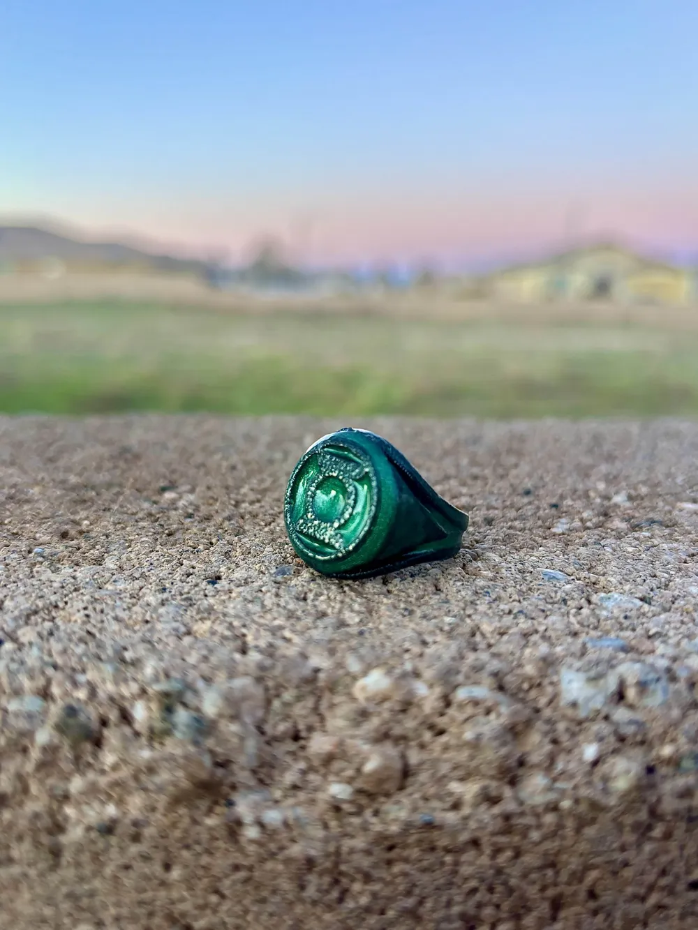 Green Lantern Ring - Free 3D Print Model - MakerWorld