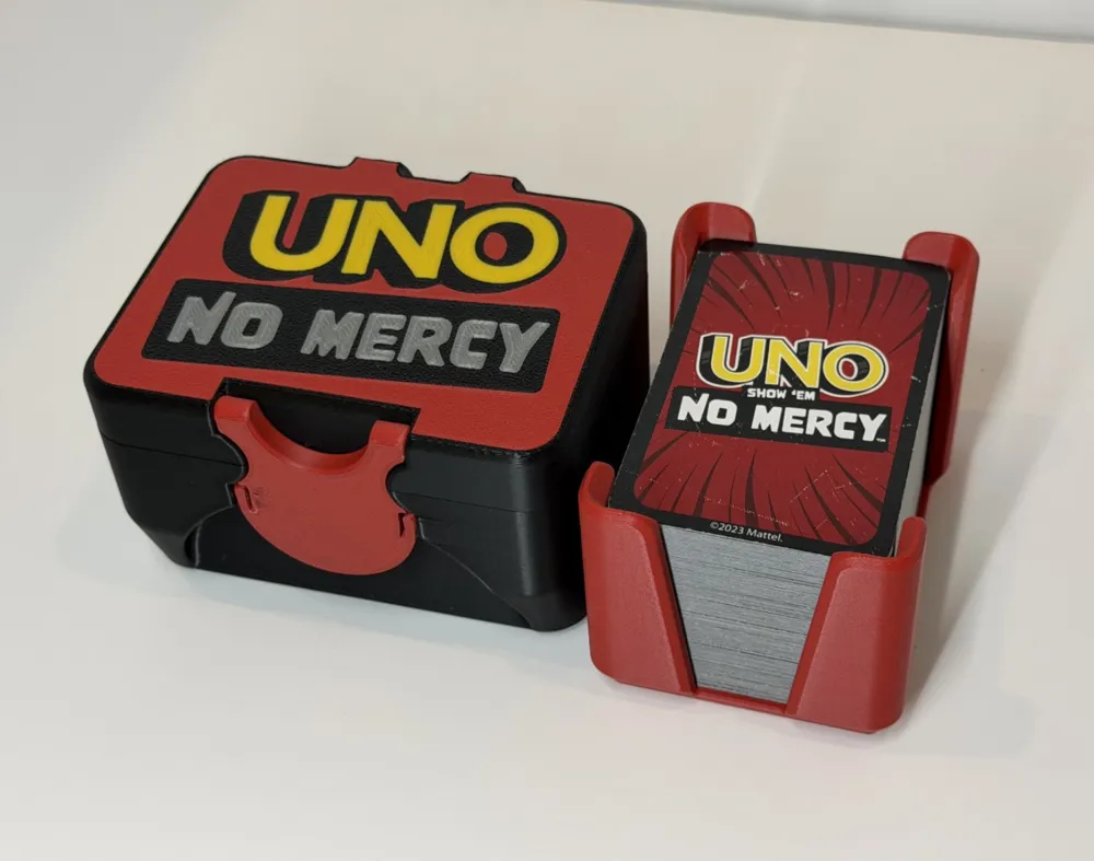 UNO No Mercy - Card Box 1 - Free 3D Print Model - MakerWorld