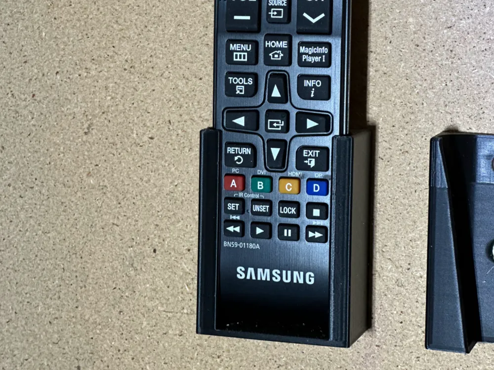 Samsung remote holder - Free 3D Print Model - MakerWorld