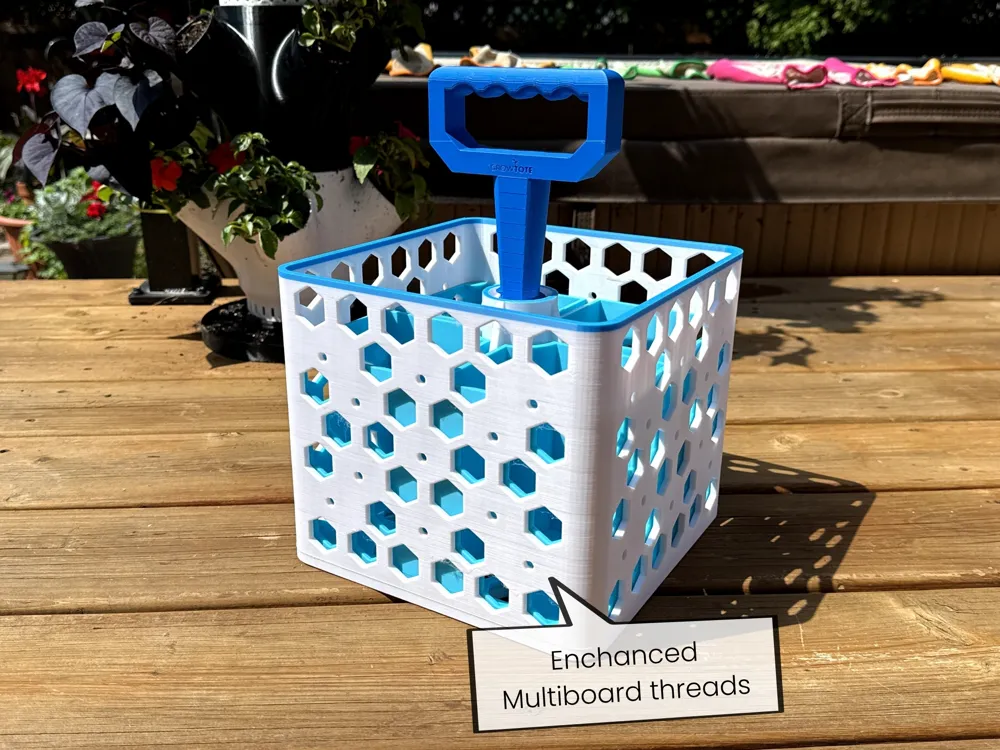 GrowTote v2 - Tote/Organizer for Garden or Home - Free 3D Print Model ...