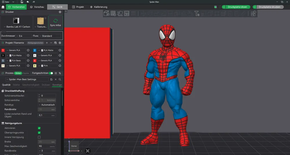 SPIDER-MAN // Multicolor Bambu Project - Free 3D Print Model - MakerWorld