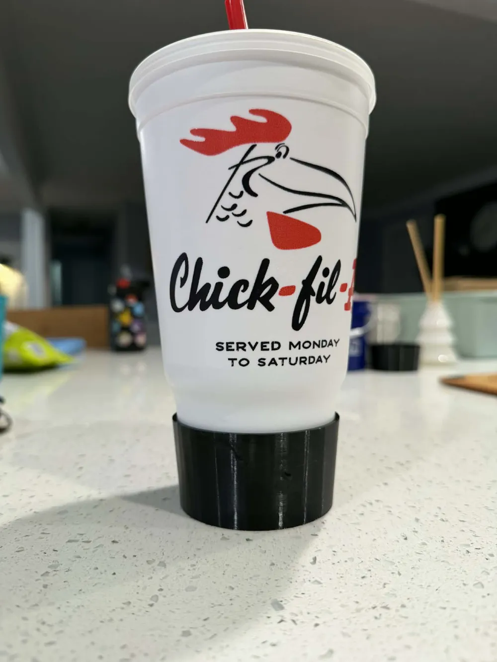 Chick-Fil-A doodle cup boot - Free 3D Print Model - MakerWorld