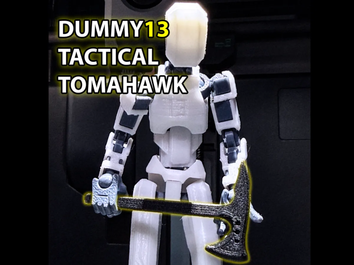 Dummy13 Tactical Tomahawk - Free 3D Print Model - MakerWorld
