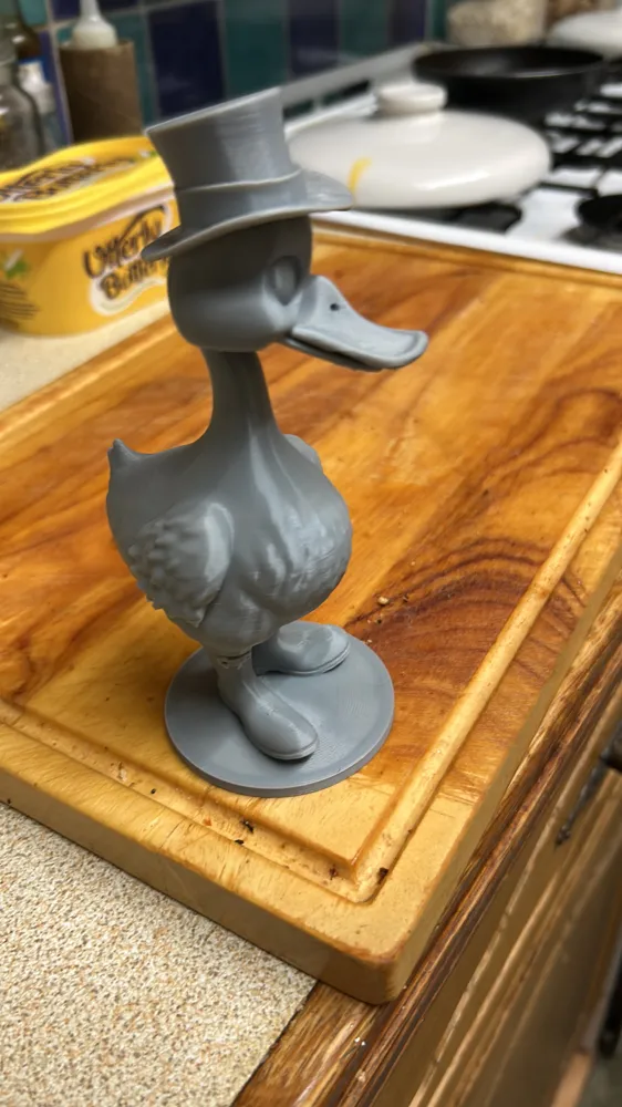Pato con botas de agua y sombrero de copa - Modelo de impresión 3D ...