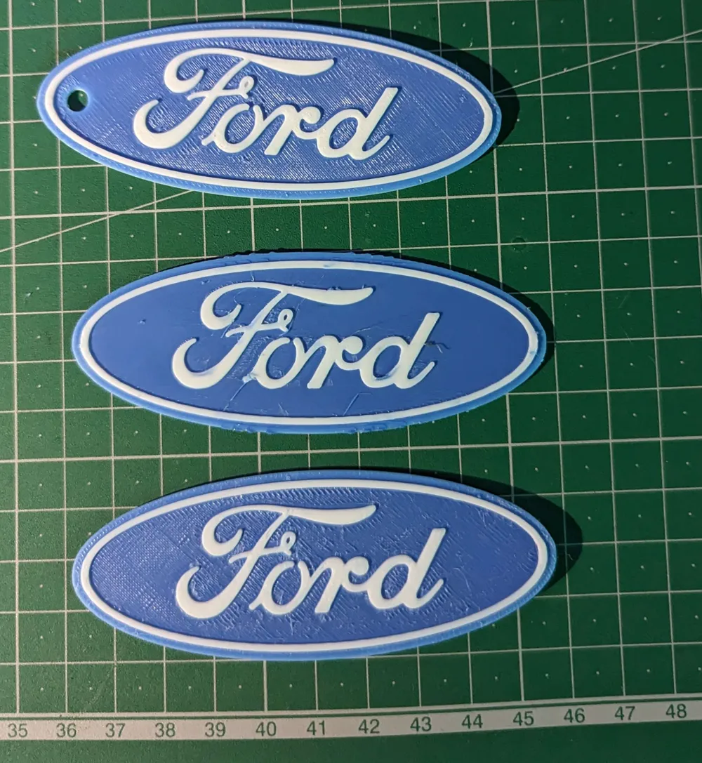 Ford Badge & Keyring by 2d printing enthusiast - MakerWorld