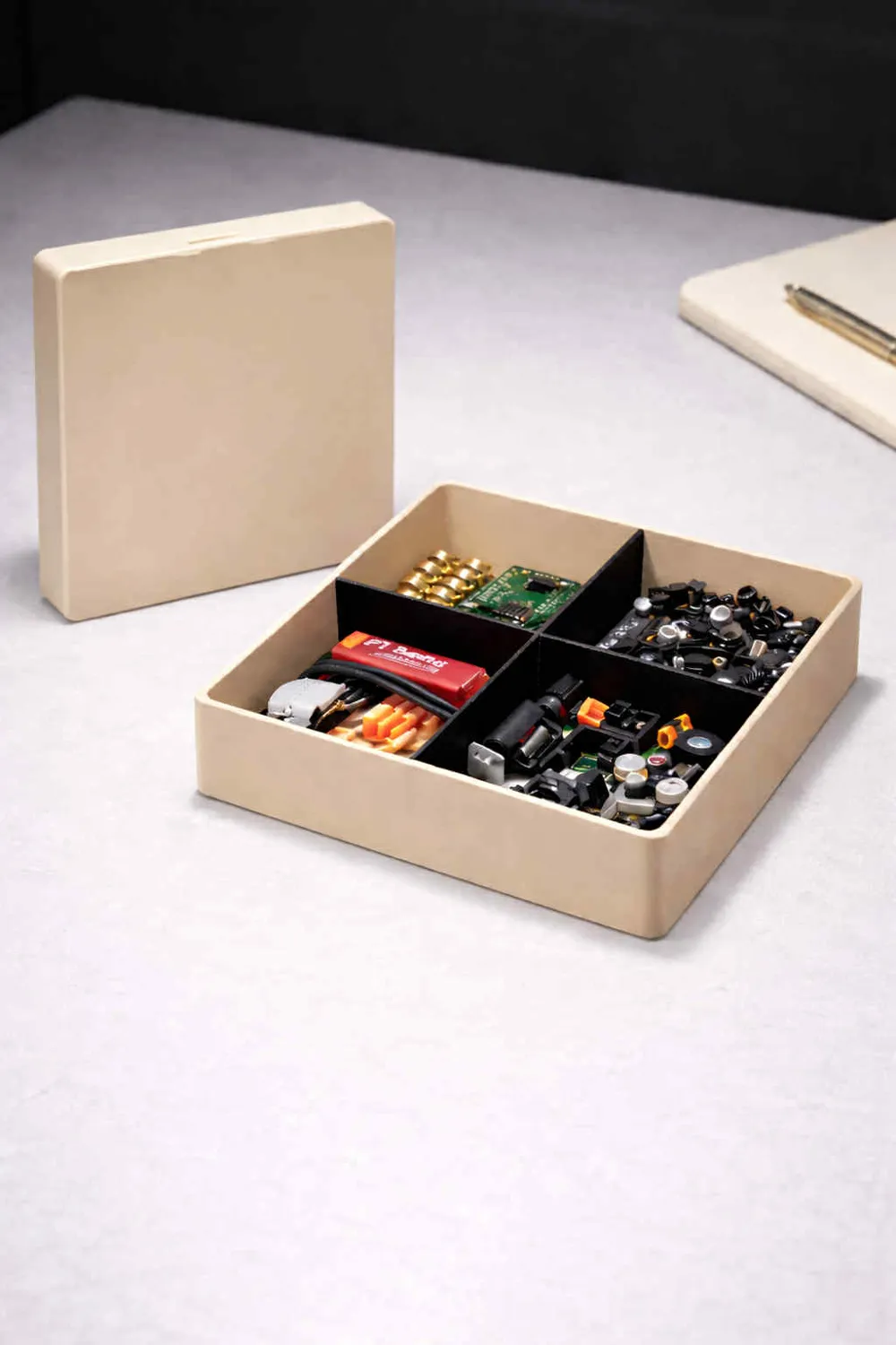 Secure Storage Box with quick push to open - Free 3D Print Model ...