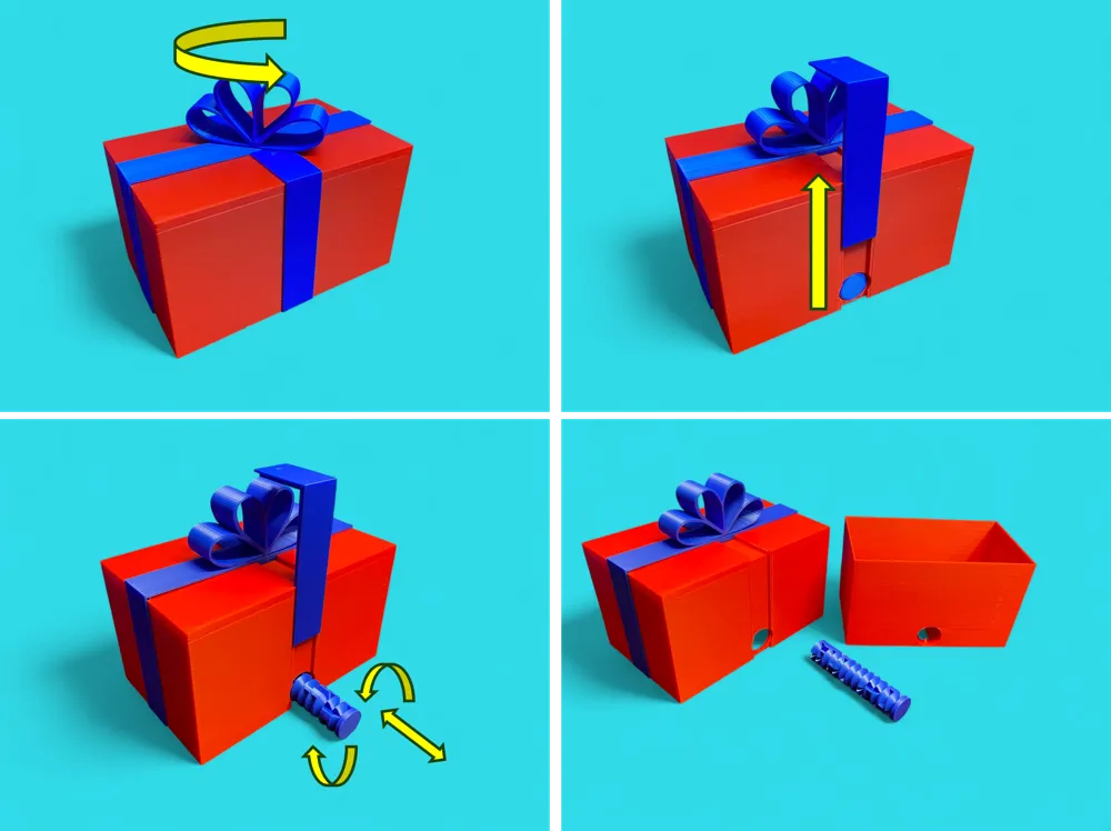 Ultimate Puzzle Box (25-4) - Free 3D Print Model - MakerWorld