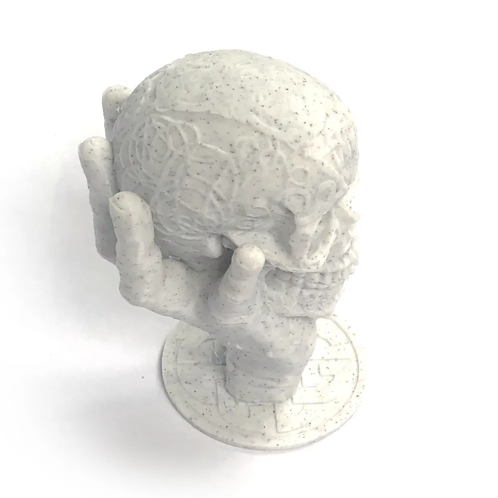 Zombie hand with skull candle holder by stefanobaraldo1 - MakerWorld