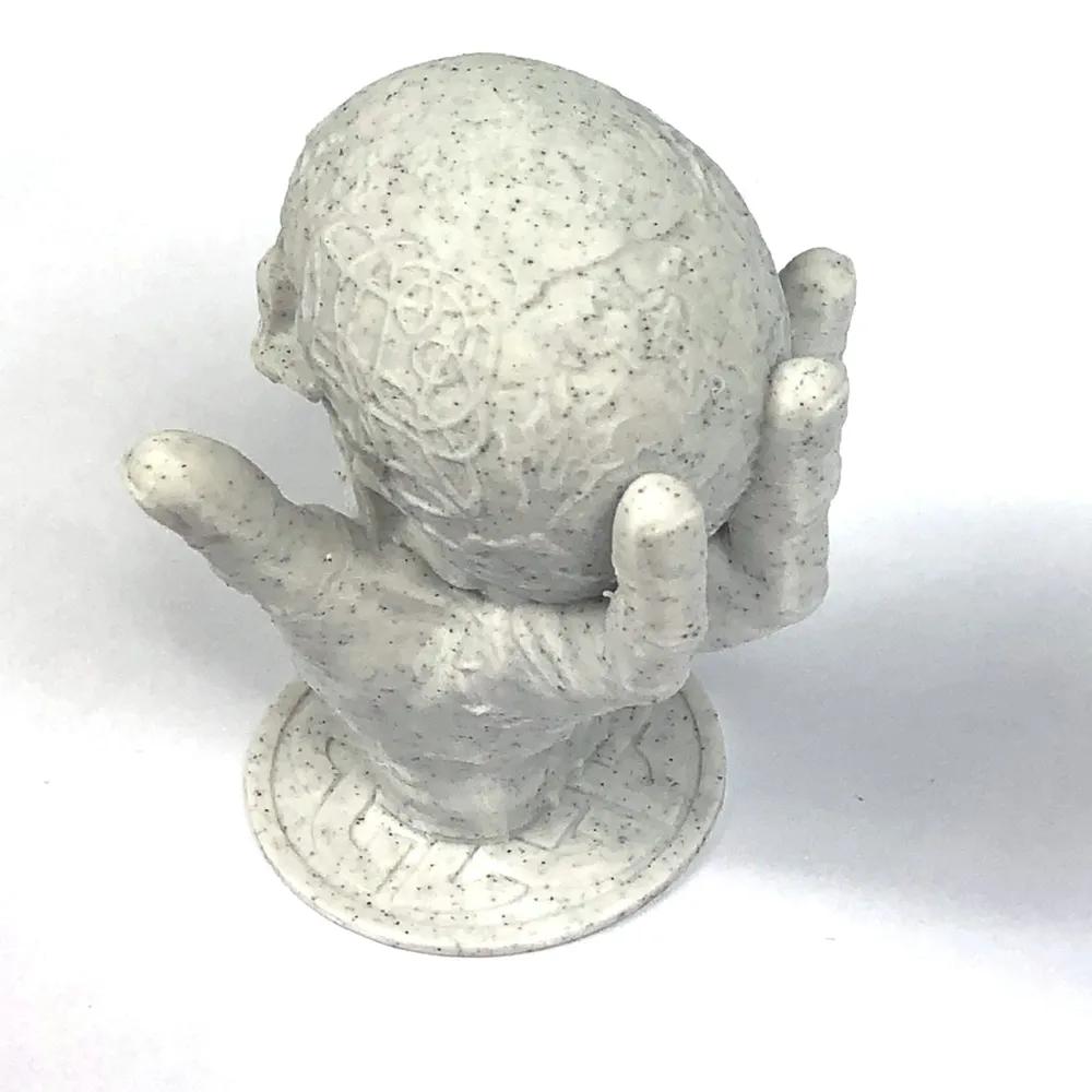 Zombie hand with skull candle holder by stefanobaraldo1 - MakerWorld