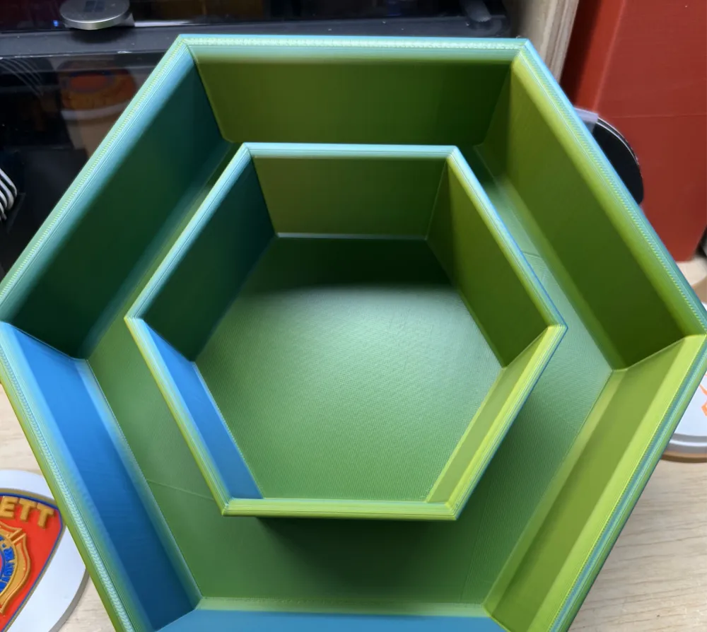 Hexagon tray by photosbyd386 MakerWorld: Download Free 3D Models