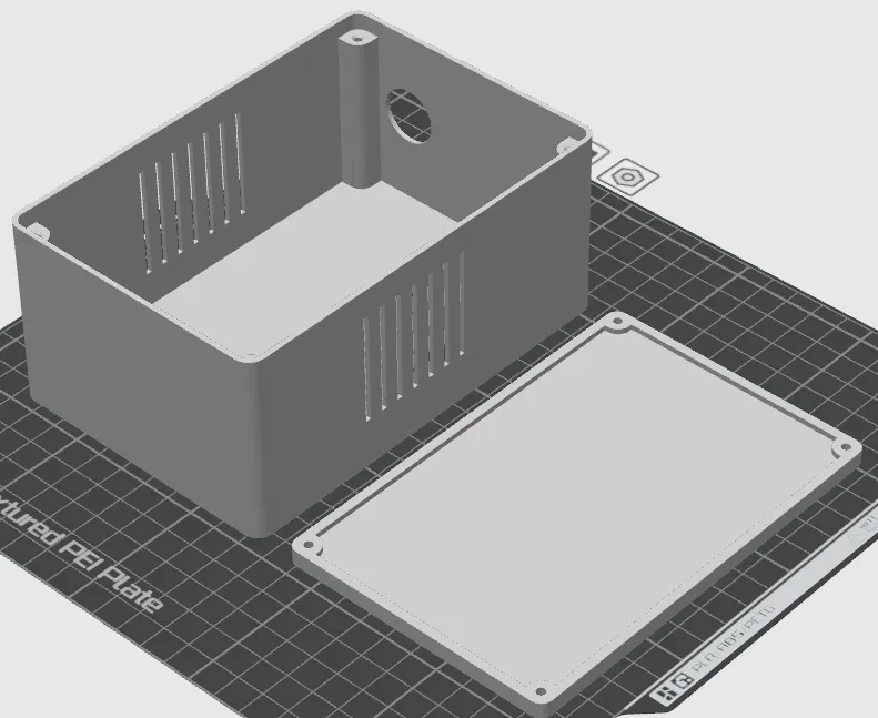 Electronics Box with lid by Jarek MakerWorld: Download Free 3D Models