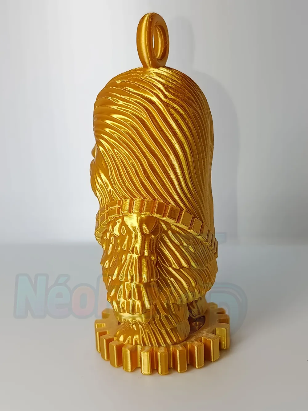 Golden Chewbacca Christmas ornament style - Free 3D Print Model ...