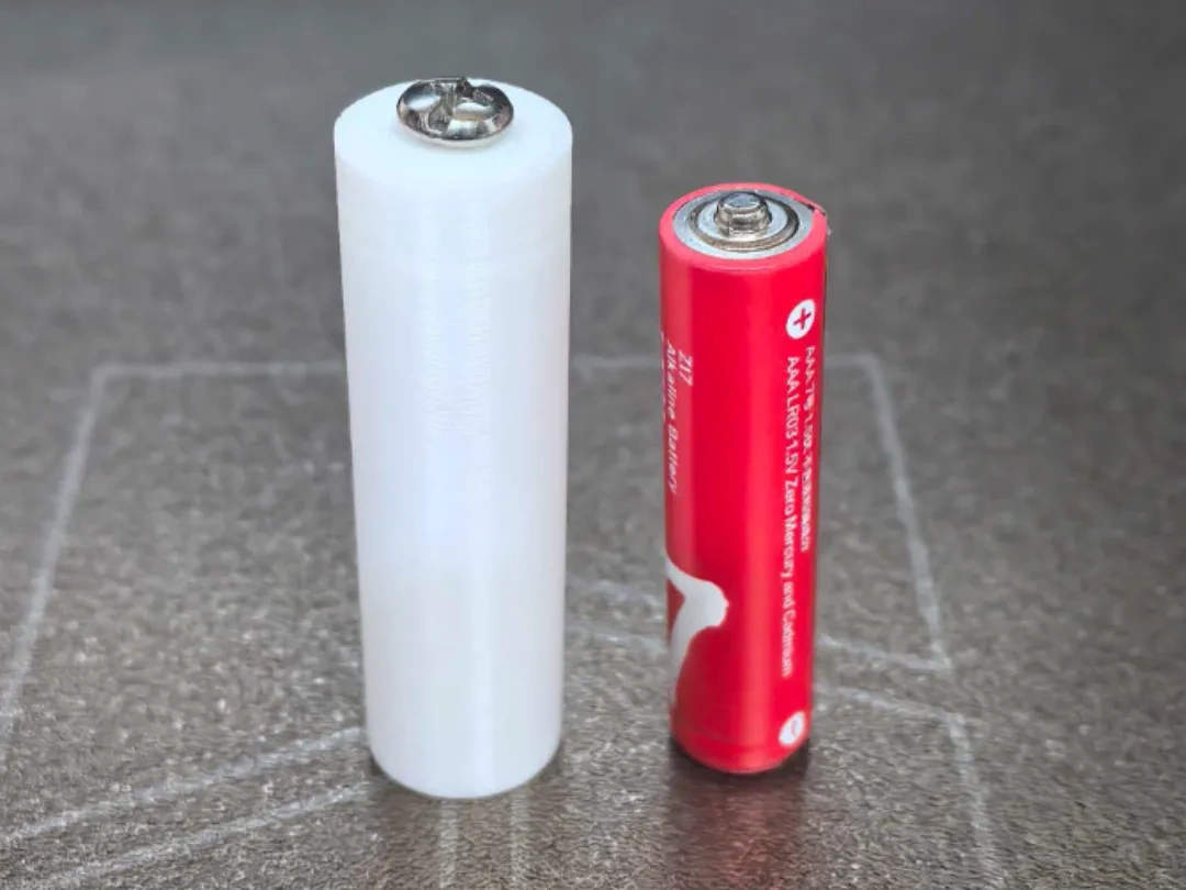 Convert D-cell to AA-cell by 斌斌有鲤 - MakerWorld