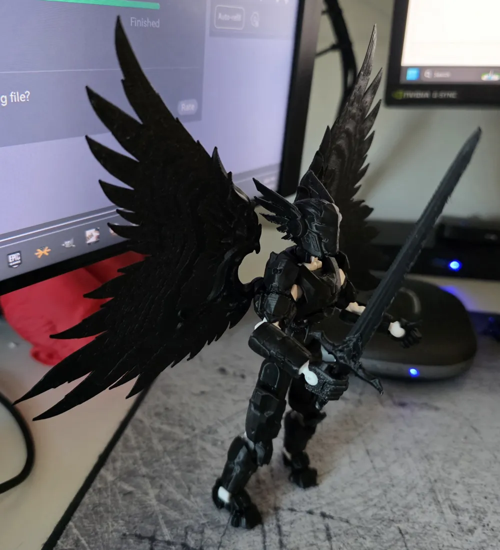 Dummy 13 Wings, Sword, & Shield Set - Free 3D Print Model - MakerWorld