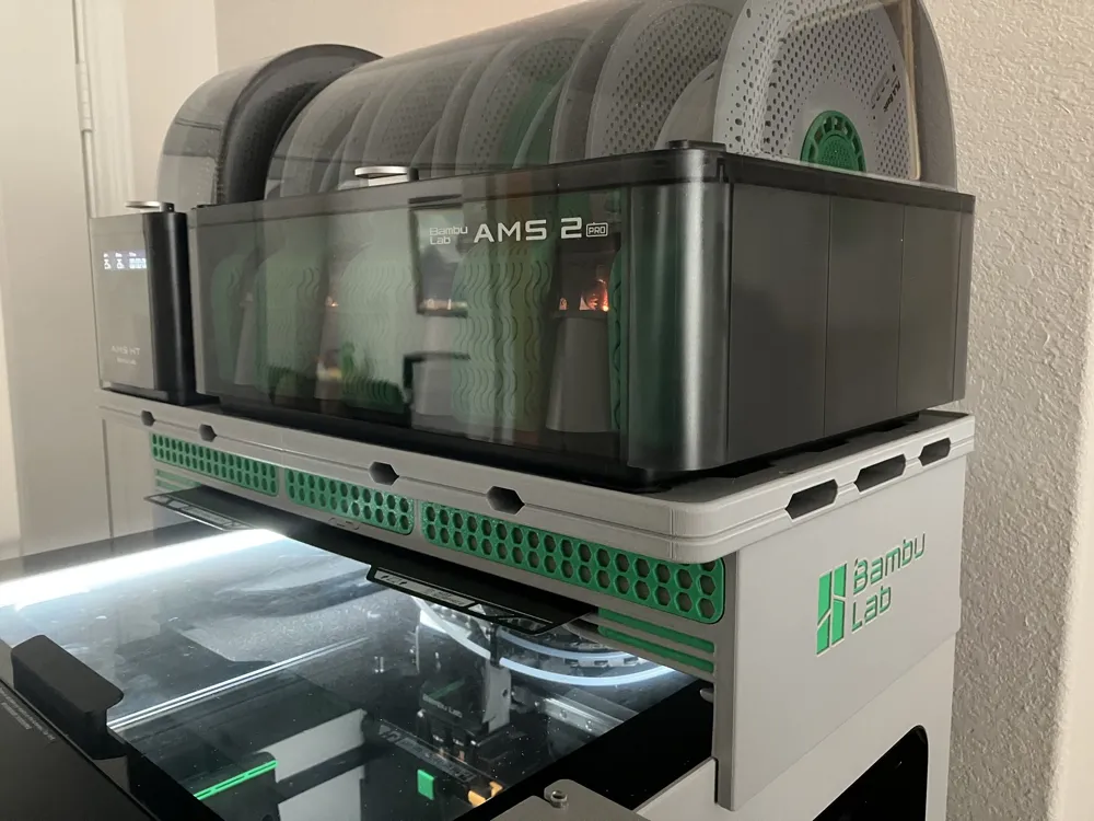 H2D/H2S AMS Riser Plus HT - V2 - H2Dual AMS Mini by Nothing Spectacular ...