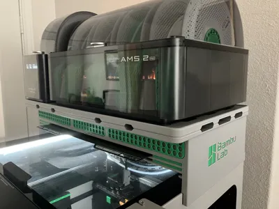 H2D/H2S AMS Riser Plus HT - V2 - H2Dual AMS Mini by Nothing Spectacular ...