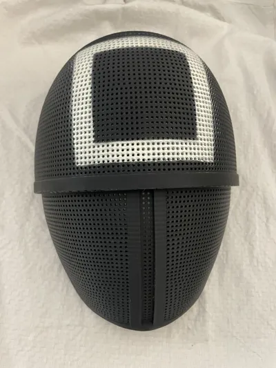 Full Squid Game Guards Mask Set Remixed by MayoMate™ MakerWorld ...