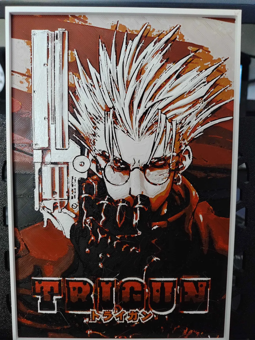 Trigun 1998 Anime Hueforge - Free 3D Print Model - MakerWorld
