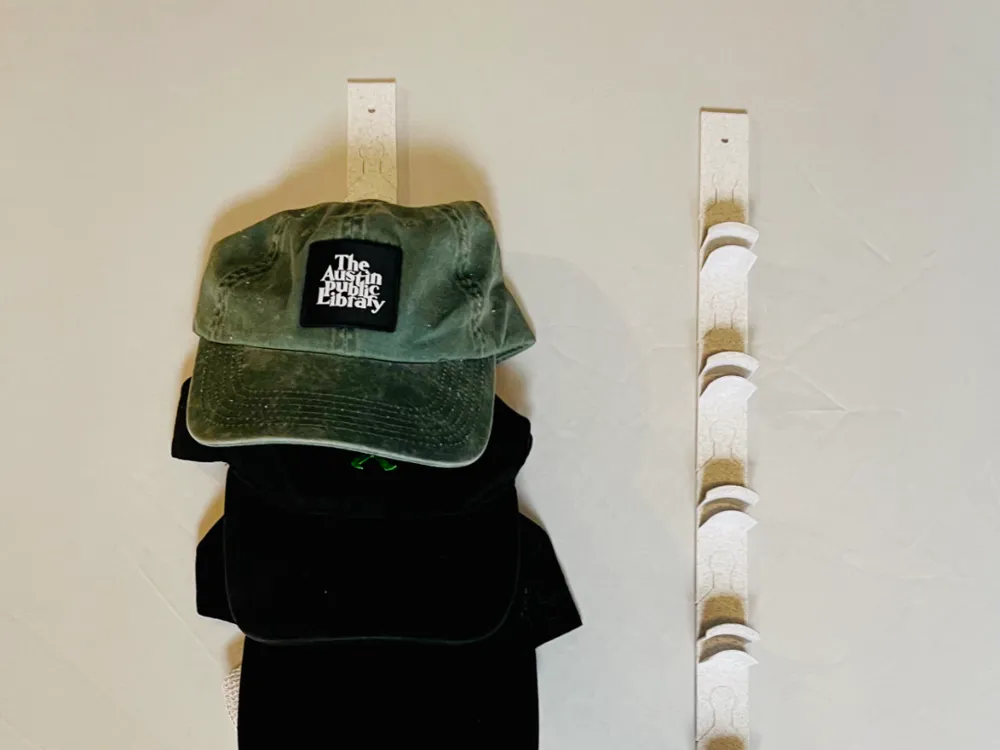 Hat Rack - Modular Hat Rack/Hanger w/ Nail to Wall - Free 3D Print ...