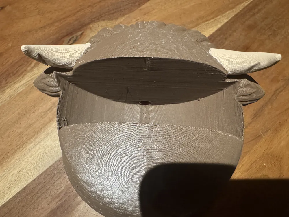 Scrubb Daddy Highland Cow Holder with drainage - Free 3D Print Model ...