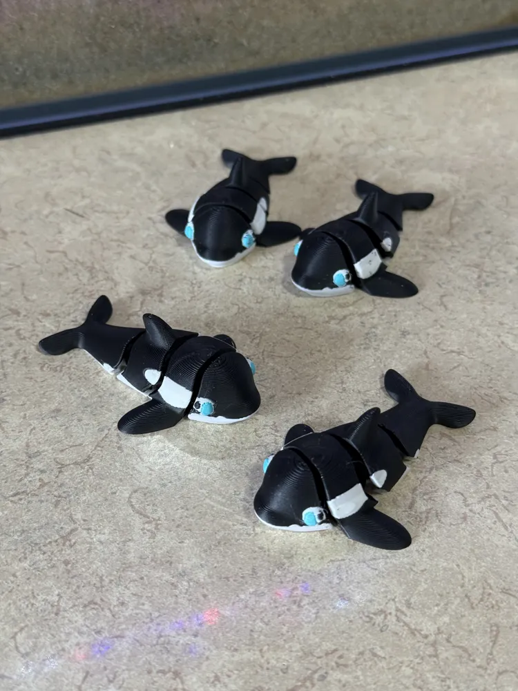Flexi Mini Orca - Free 3D Print Model - MakerWorld