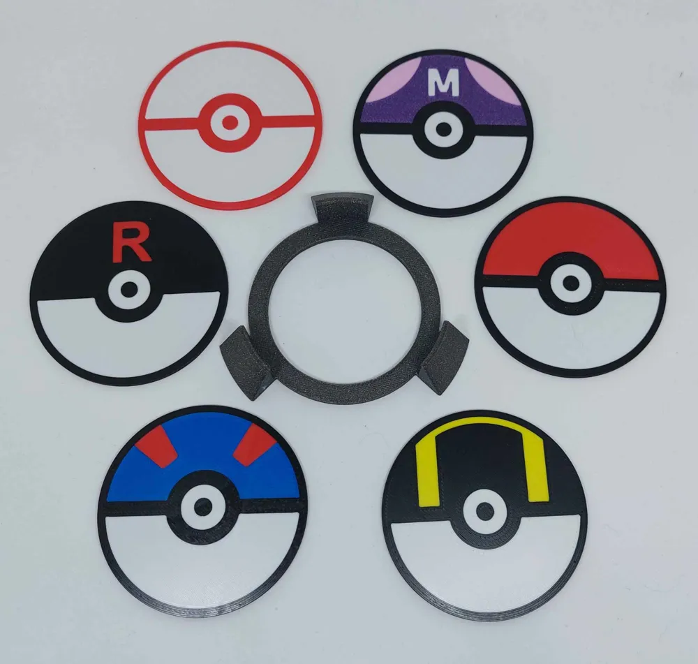 Pokeballs Coasters by DQuidu - MakerWorld