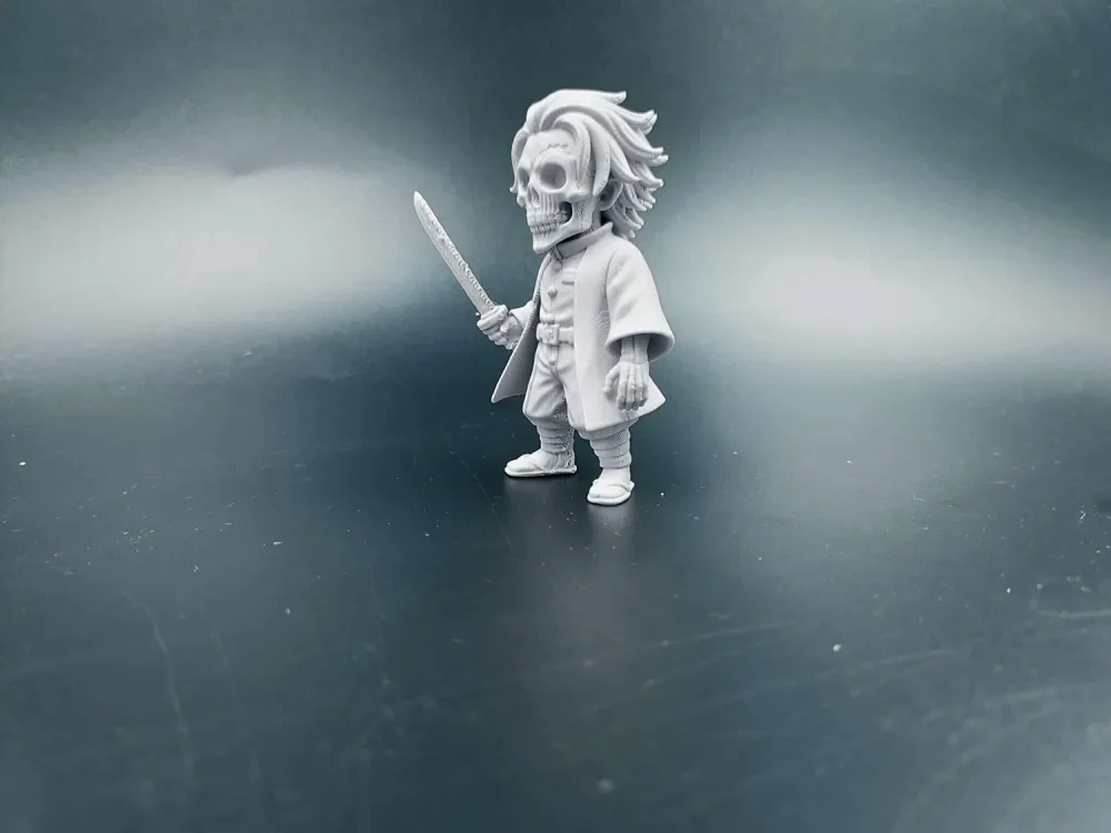 Skeleton Tanjirou Kamado Demon Slayer – Halloween by drakeforge3d ...